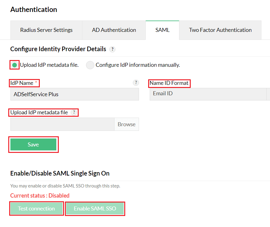 Configuring SAML SSO for ManageEngine NetFlow Analyzer Configuring SAML SSO for ManageEngine NetFlow Analyzer